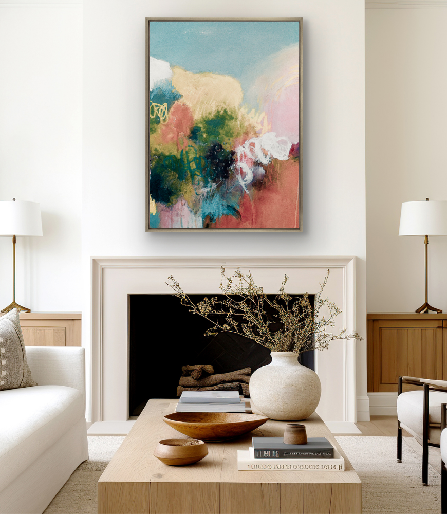 Colour Burst Abstract Wall Art | Designer Boys Artwork Australia