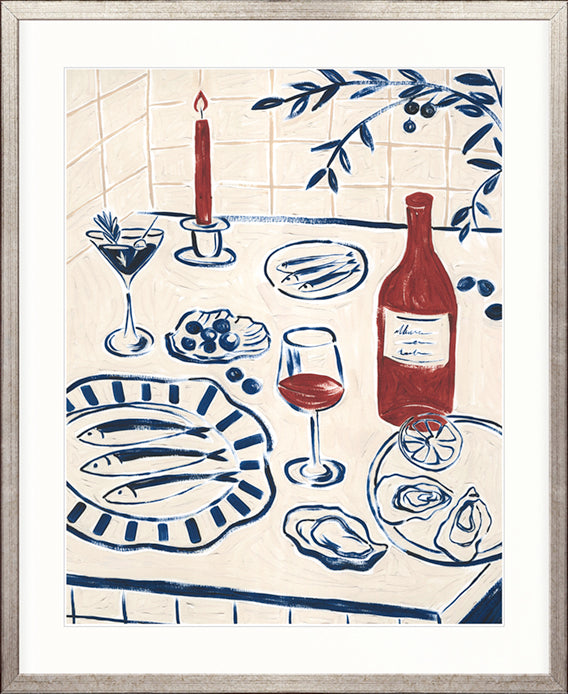 Le Bon Maison I Framed Art Print | Designer Boys