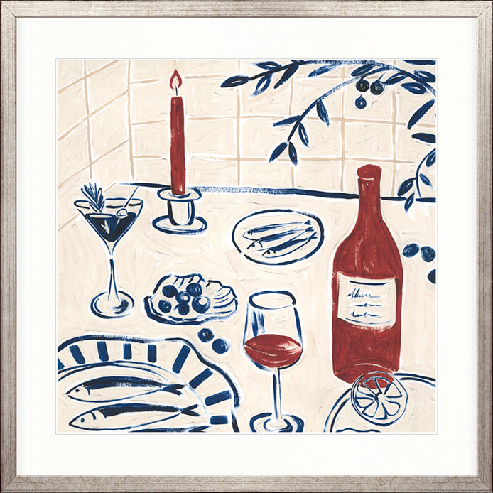 Le Bon Maison V Framed Art Print | Designer Boys