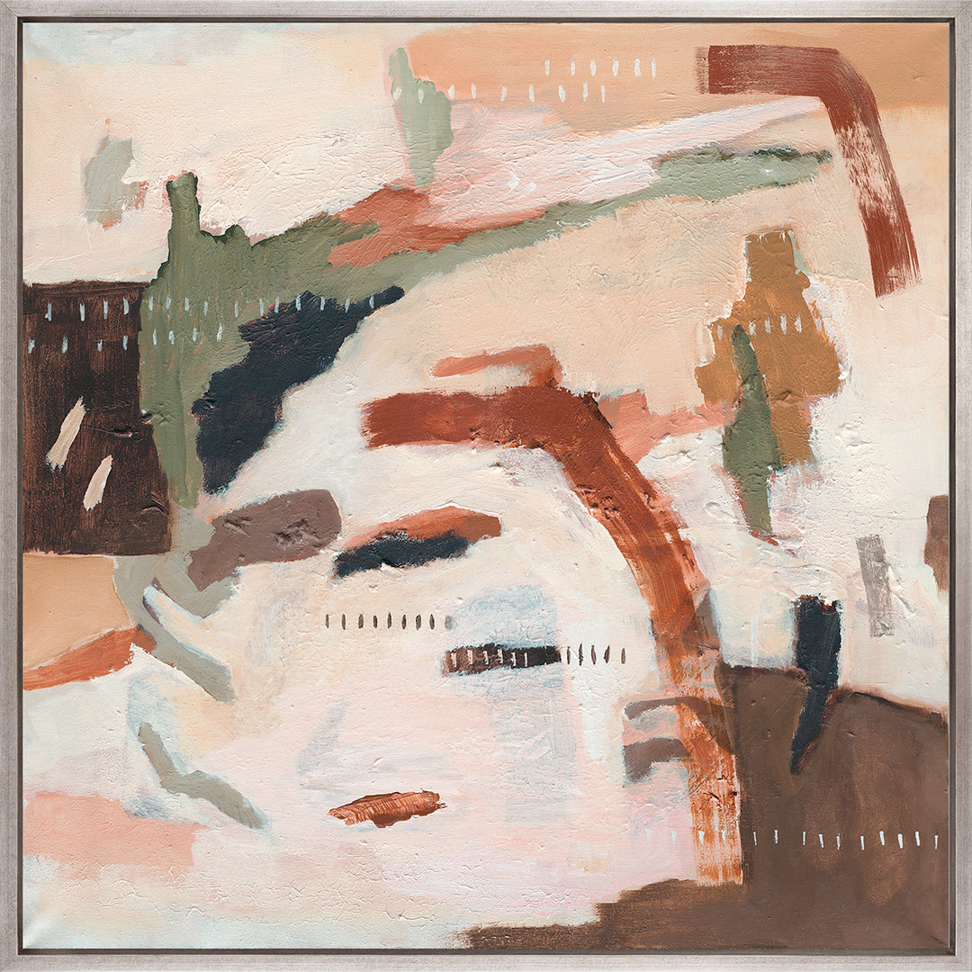 Tessera Abstract VI Framed Canvas Art | Designer Boys